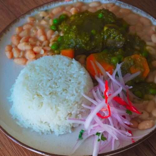 Seco de Carne de Res con Frejoles: Receta Peruana Paso a Paso | Recetas ...